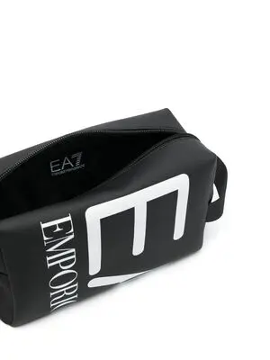 EA7 Logo-print Wash Bag