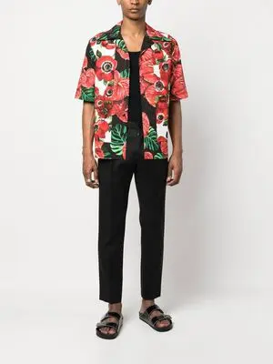 Dolce & Gabbana Tailored Pressed-crease Trousers - Black