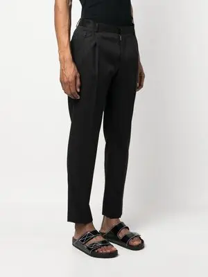 Dolce & Gabbana Tailored Pressed-crease Trousers - Black