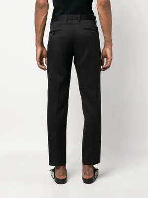 Dolce & Gabbana Tailored Pressed-crease Trousers - Black
