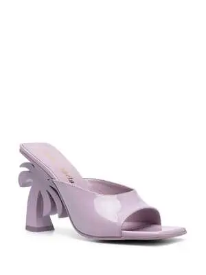 Palm Angels Palm Beach Leather Sandals - Pink