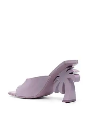 Palm Angels Palm Beach Leather Sandals - Pink
