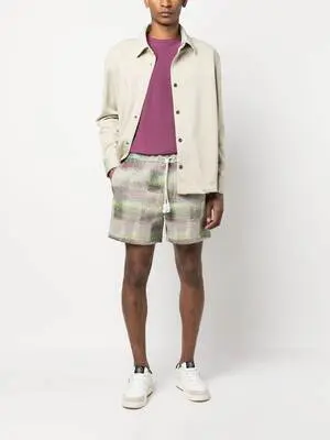Palm Angels Track Striped Shirt