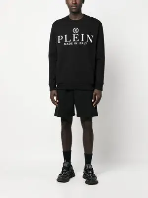 Philipp Plein Logo-print Cotton Jumper
