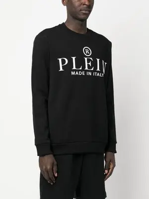 Philipp Plein Logo-print Cotton Jumper