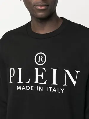 Philipp Plein Logo-print Cotton Jumper