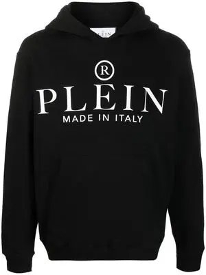 Philipp Plein Logo-print Hoodie - Black