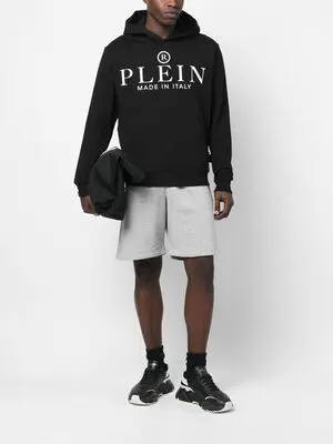 Philipp Plein Logo-print Hoodie - Black