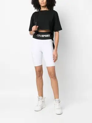 PLEIN SPORT Logo-waistband Cycling Shorts
