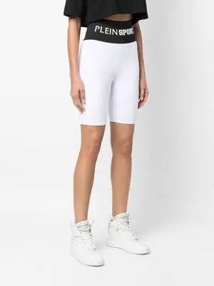 PLEIN SPORT Logo-waistband Cycling Shorts