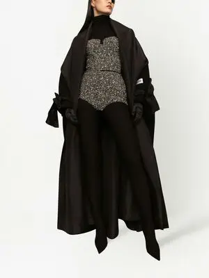 Dolce & Gabbana Rhinestone-embellished Corset Top