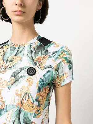 PLEIN SPORT Logo-patch T-shirt