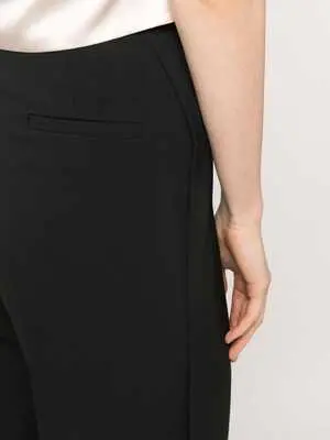 BLANCA VITA Overlapping-panel Palazzo Pants - Black