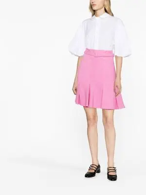 PATOU High-waisted Pleated Skirt - Pink