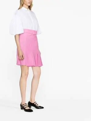 PATOU High-waisted Pleated Skirt - Pink