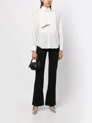 Undercover Cut-out Detail Cotton Shirt - White