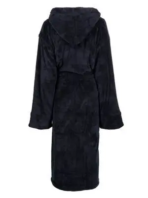 SOHO HOME House Logo-embroidered Robe - Blue