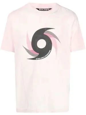 Palm Angels Hurricane Devore-print T-shirt