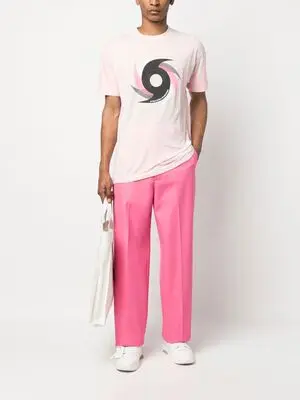 Palm Angels Hurricane Devore-print T-shirt