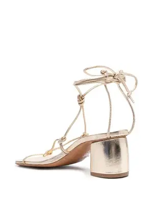 FORTE_FORTE Leather-strings Flat Sandals