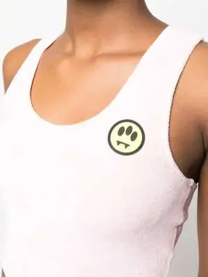 BARROW Logo-patch Terry Tank Top