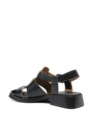 Camper Dana Buckled Sandals - Black