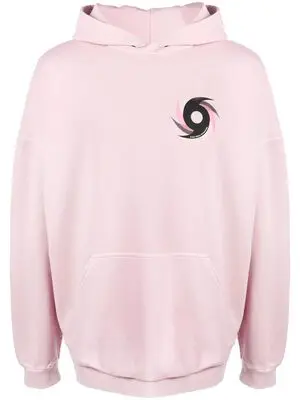Palm Angels Hurricane Devore-print Hoodie