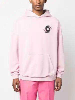Palm Angels Hurricane Devore-print Hoodie