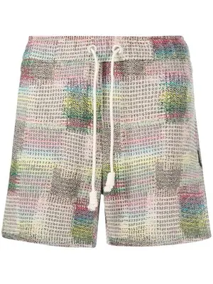 Palm Angels Jacquard-pattern Shorts
