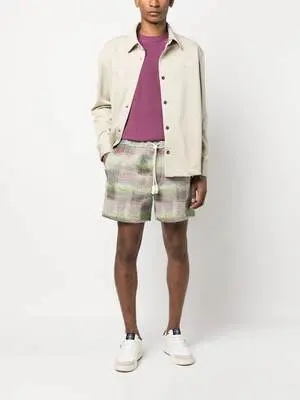 Palm Angels Jacquard-pattern Shorts