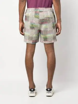 Palm Angels Jacquard-pattern Shorts