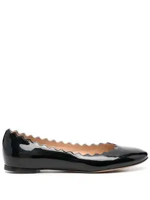 Chloe Glossed Flats For Women