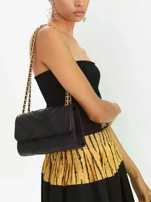 Tory Burch Fleming Soft Convertible Shoulder Bag - Black