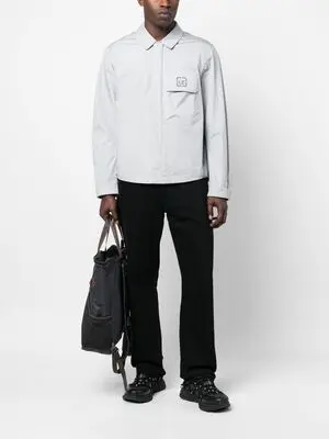 C.P. COMPANY Logo-print Shirt Jacket