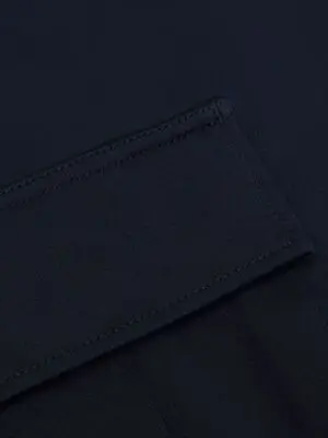 AMI Paris Straight-leg Cargo Shorts - Blue