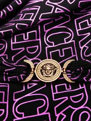 Versace All-over Logo-print Beach Dress