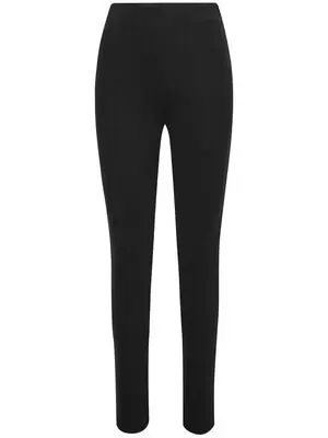 Oscar De La Renta Skinny High-wiasted Trousers - Black