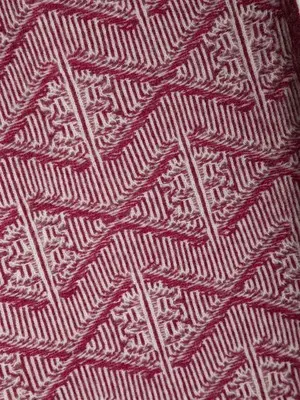 BARRIE Cashmere Monogram Scarf - Pink