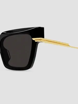 Bottega Veneta Combi Acetate 53mm Square Sunglasses