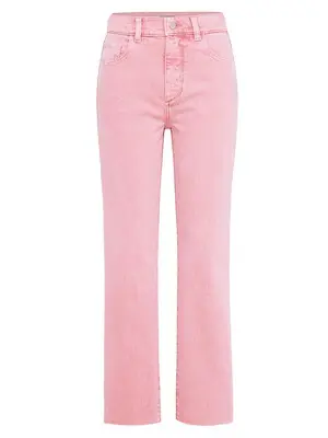 DL1961 Women's Patti Straight Vintage Jeans - Flamingo  - Flamingo
