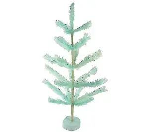 NORTHLIGHT 2.5' Pastel Green Sisal Pine Easter Ree - One-color