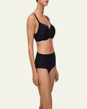 Chantelle C Jolie Memory Foam T-shirt Bra - Black