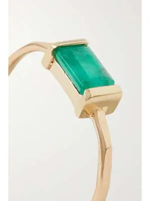 MELISSA JOY MANNING 14-karat Recycled Ring With Emerald