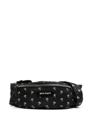 Palm Angels Mini Palms Logo-print Belt Bag - Black