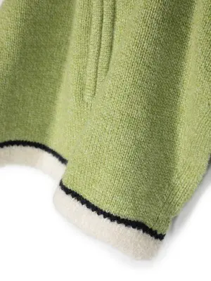BARRIE Knitted Zip-up Scarf