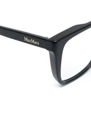 Max Mara Logo-print D-frame Glasses