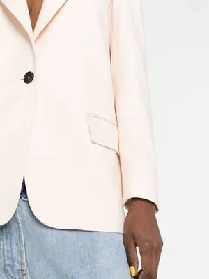 MSGM Single-breasted Blazer - Neutrals