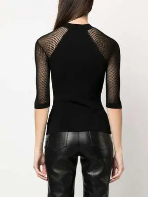 Stella McCartney Mesh Panelled Knitted Top