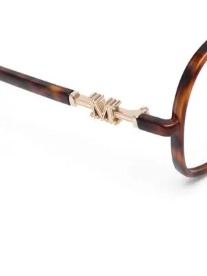 Max Mara Tortoiseshell Oversized Glasses - Brown