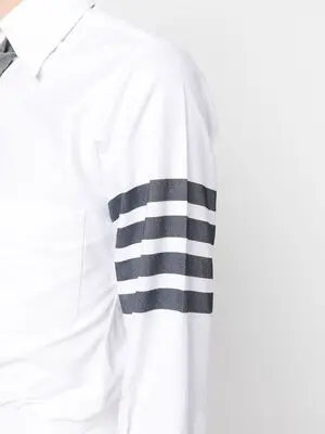 Thom Browne Bar Stripe Cotton Shirt